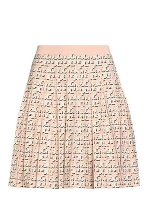 TORY BURCH Tory Burch Pleated Knit Mini Skirt With Logo Print