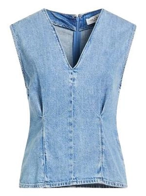 RAG & BONE Rag & Bone Sleeveless V-Neck Denim Top