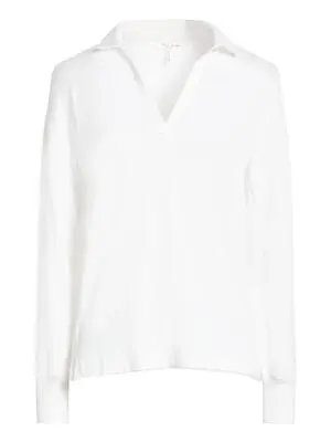 Rag & Bone Plain V-neck Long Sleeve Jumper - White