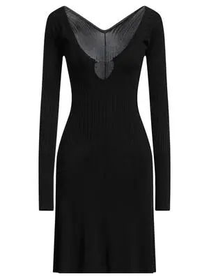 Jacquemus Long Sleeve Mini Dress - Black