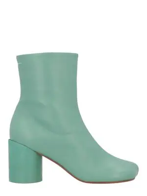 MAISON MARGIELA Leather Ankle Boots - Green