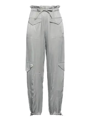 GANNI High Waisted Cargo Pants - Gray