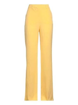 Sportmax Wide Leg Crepe Pants - Yellow