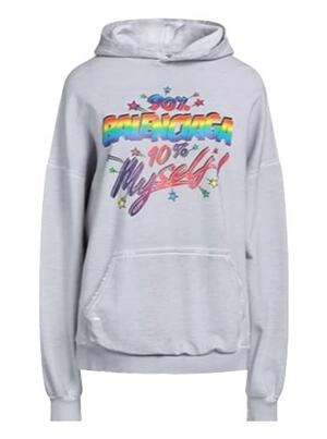 Balenciaga Hooded Sweatshirt - White
