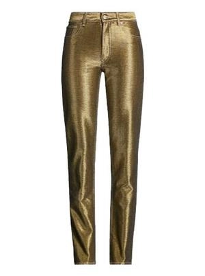 MAISON MARGIELA Mm6 Maison Margiela Straight-Leg Metallic Jeans