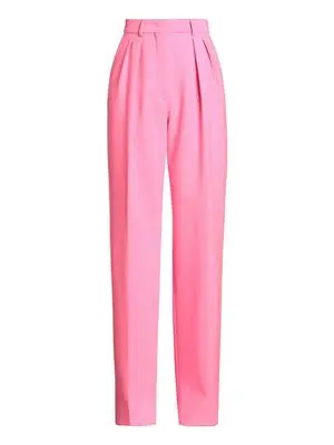Sportmax High-waisted Cropped Slim-fit Tailored Trousers - Pink