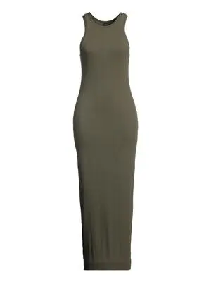 Rag & Bone Ribbed Maxi Sheath Dress - Green