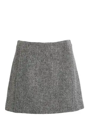 MAXCO. Max&co. Flared Mini Skirt - Gray