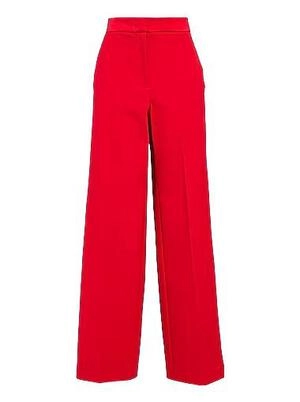 MAXCO. Max&co. High-waisted Loose Wide-leg Trousers - Red