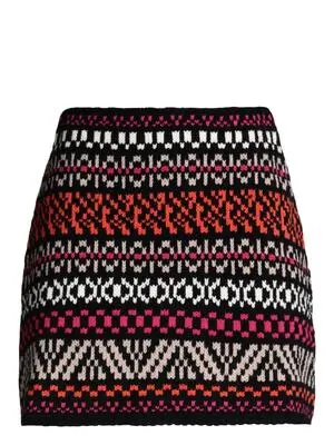 MAXCO. Max&co. Jacquard Knit Mini Skirt - Black