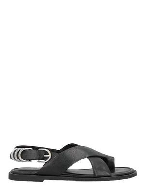 Rag & Bone Flat Sandals - Black
