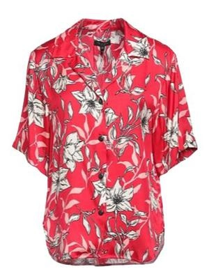 RAG & BONE Rag & Bone Short-Sleeved Printed Satin Shirt