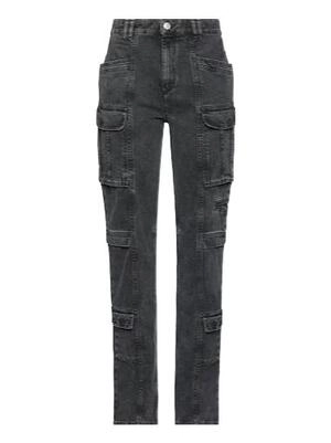 Isabel Marant Étoile High-waisted Straight-leg Cargo Jeans - Black