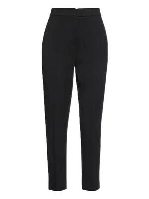 Max Mara Max Mara High-Waisted Tapered Cropped Trousers Black