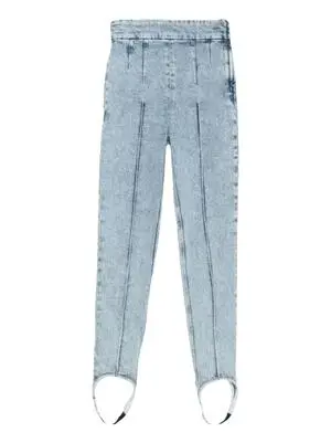 Isabel Marant Étoile Slim Fit Stirrup Jeans - Blue