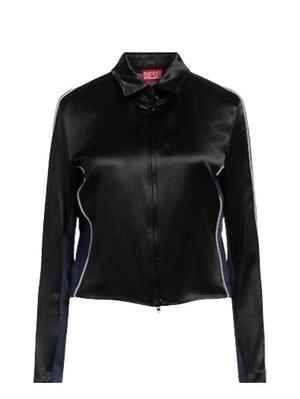 DIESEL® Diesel Two-Tone Satin Full Zip Sweatshirt