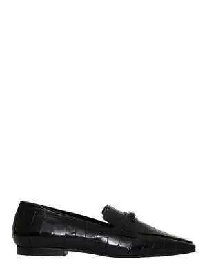 ANINE BING Anine Bing Freya Crocodile-Embossed Loafers