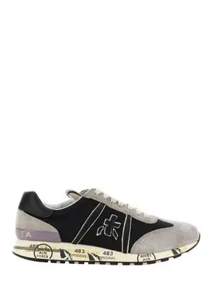 Premiata Logo Sports Sneakers - Black