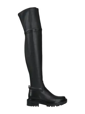 Tory Burch Genuine Leather Over-the-knee Boots - Black