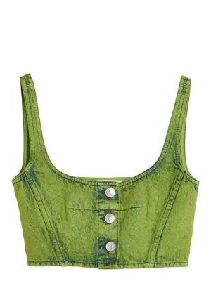 Marni Plain Colour Top - Green