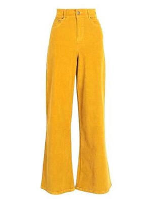 MAXCO. Max&co. Flared Corduroy Trousers - Yellow