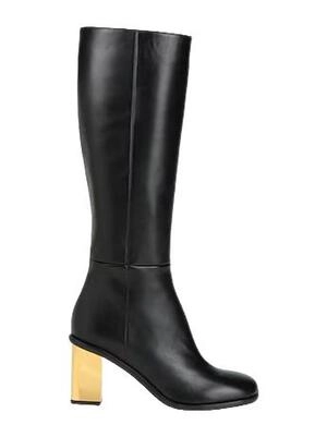 CHLOÉ Chloe Square-Toed Knee-High Boots With Metal Heel
