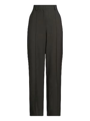MAXCO. Max&co. High-waisted Wide-leg Crepe Trousers - Black