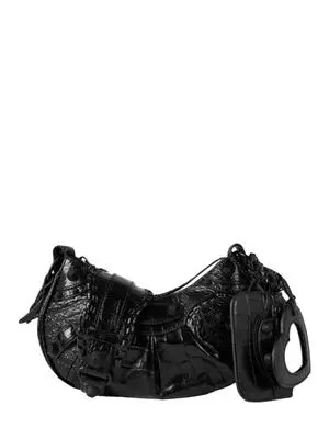 Balenciaga Balenciaga Logo Shoulder Bag Black