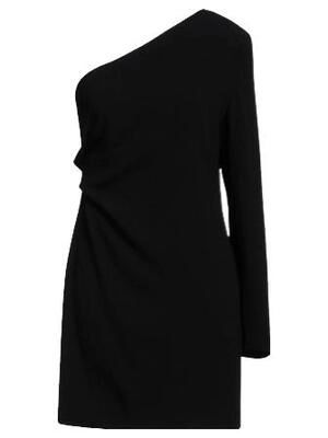 Rag & Bone One-shoulder Crepe Dress - Black