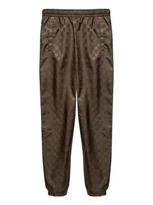 MISBHV Monogram Printed Tapered-leg Trackpants - Green