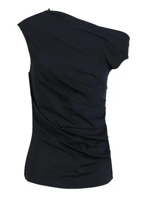 MAXCO. MAX&Co. Draped Neckline Sleeveless T-Shirt