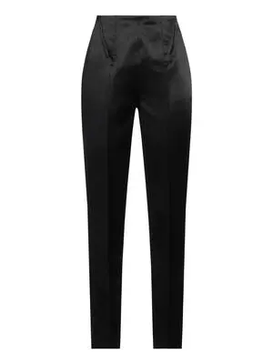 Sportmax Tapered Trousers With Crystal Embellishments - Black