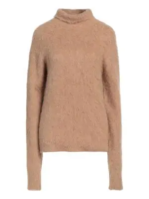 Sportmax Sportmax Turtleneck Sweater With Brushed Finish Nude