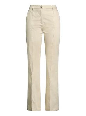 MAXCO. Max&co. High-waisted Straight-leg Trousers - Nude