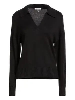 Rag & Bone V-neck Knit Jumper - Black