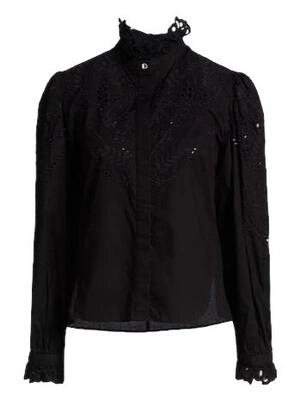Isabel Marant Étoile Embroidered Long Sleeve Shirt - Black