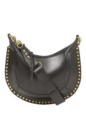 Isabel Marant Étoile Oskan Moon Zip-up Shoulder Bag - Black
