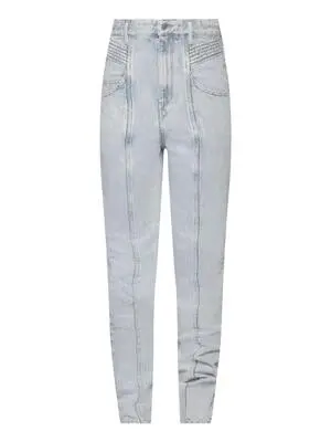 Isabel Marant Étoile Light Wash Straight-leg Jeans - Blue