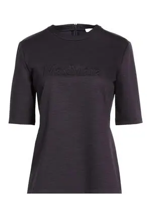 Max Mara Logo Short Sleeve T-shirt Black