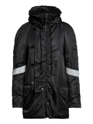 MAISON MARGIELA Warm Fleece Coat - Black