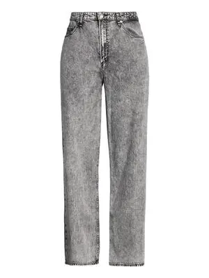 Rag & Bone Acid Wash Wide-leg Jeans - Gray