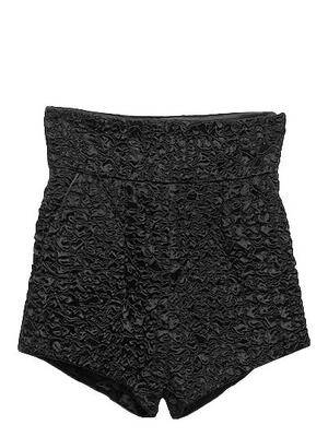 SAINT LAURENT Saint Laurent Textured Satin Shorts