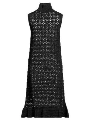 GANNI Ganni Sleeveless High Neck Midi Dress