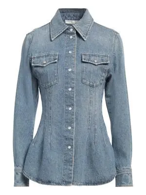 Chloé Denim Long Sleeve Shirt - Gray