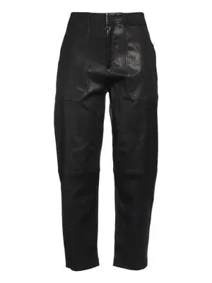 Rag & Bone Minimalist Straight-leg Leather Pants - Black