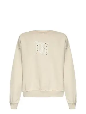 MISBHV Logo-printed Crewneck Sweatshirt - Nude