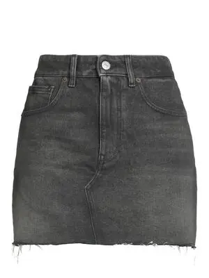MAISON MARGIELA Mm6 Maison Margiela Colored Washed Denim Pencil Skirt