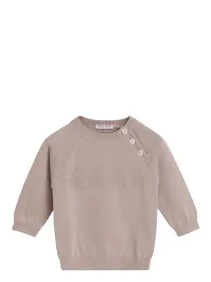 Brunello Cucinelli Cotton Crew-neck Jumper - Nude