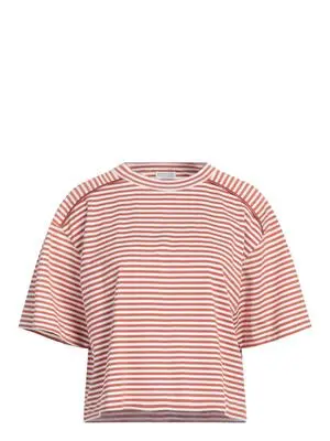 BRUNELLO CUCINELLI Brunello Cucinelli Striped Crewneck Short Sleeve T-Shirt