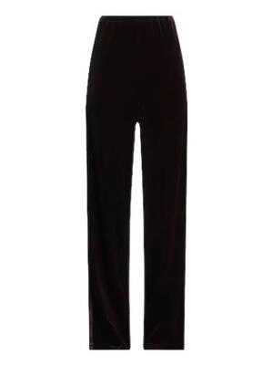 MAXCO. Max&co. Chenille Patchwork Straight-leg Pants - Black